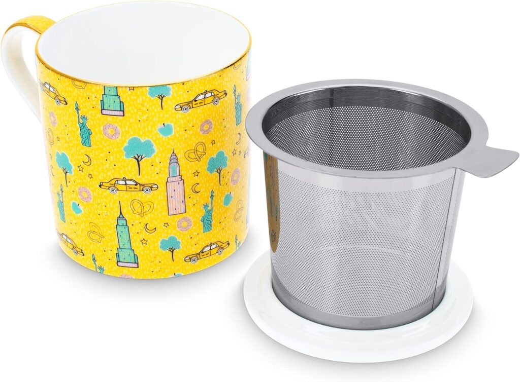 T2 Tea Iconic Mug with Infuser, Sleep Tight | Chef Toolbox