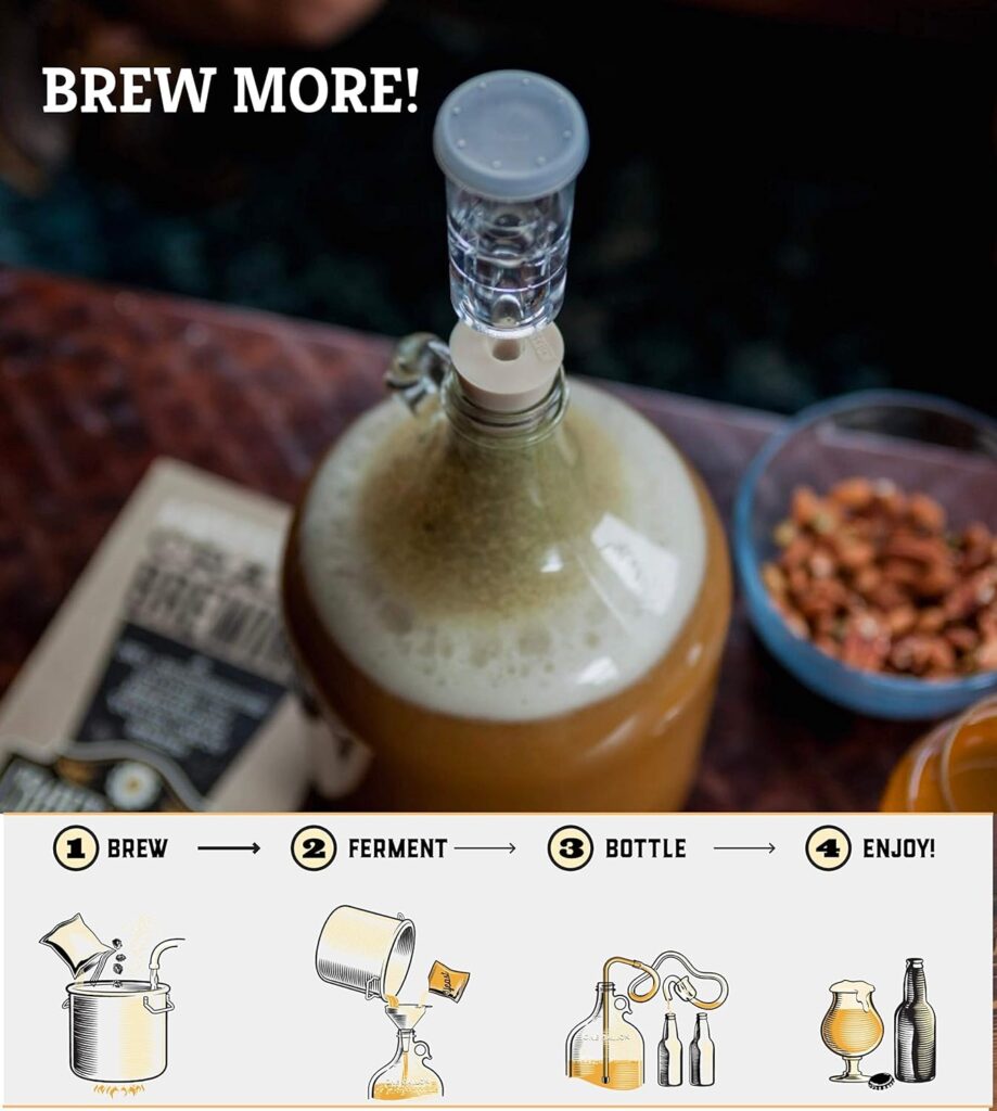Craft a Brew AC-XFK Extra Fermenter Kit, 1 Gallon | Chef Toolbox